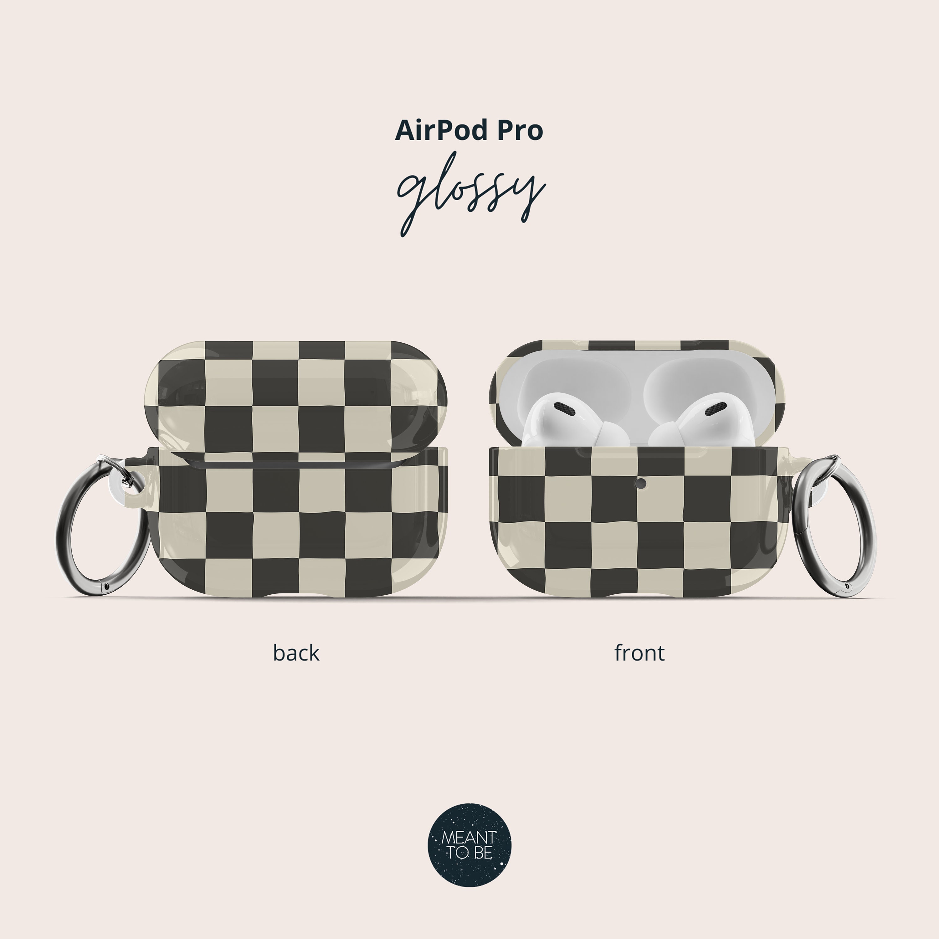 Y2K Black Checkerboard Airpods Case Aesthetic Air Pods Case - Etsy