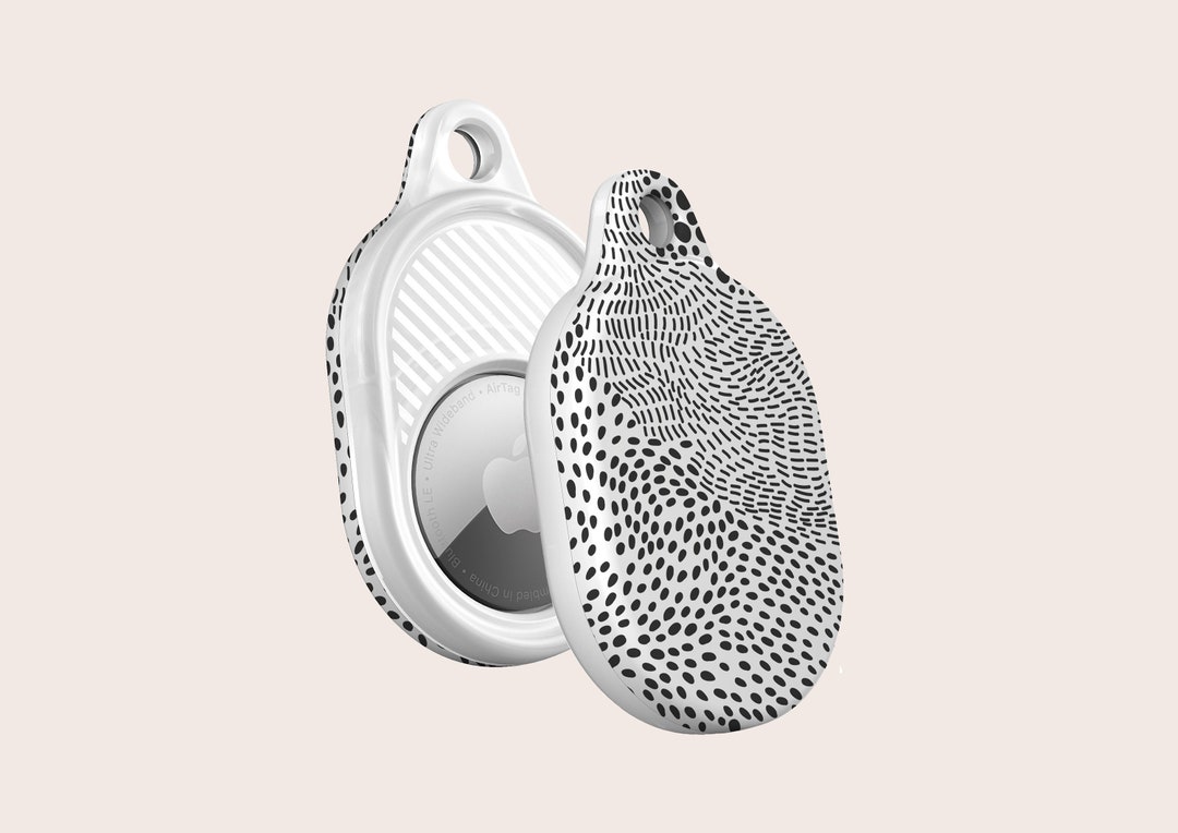 AirTag HOLDER Mini Strokes, Cute AirTag Keychain, Slim Apple AirTag ...