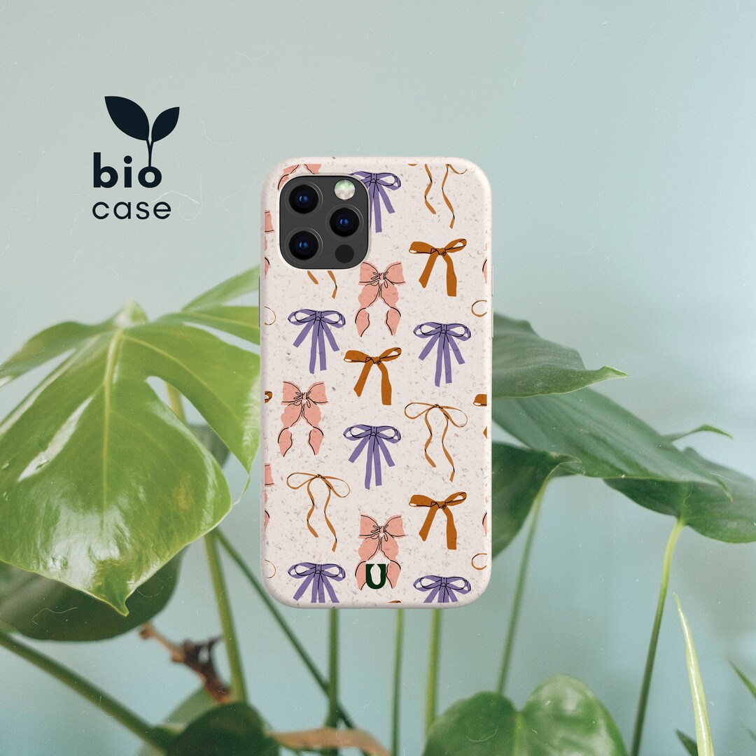 Bow Ribbons Biodegradable Plastic Free Eco-friendly Phone Case for ...