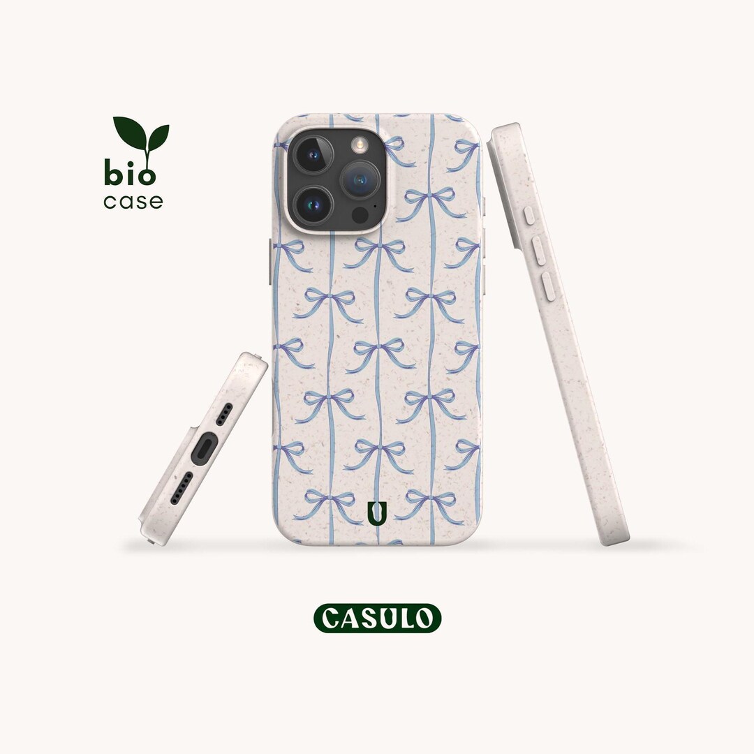 Blue Ribbons Biodegradable Plastic Free Eco-friendly Phone Case for ...