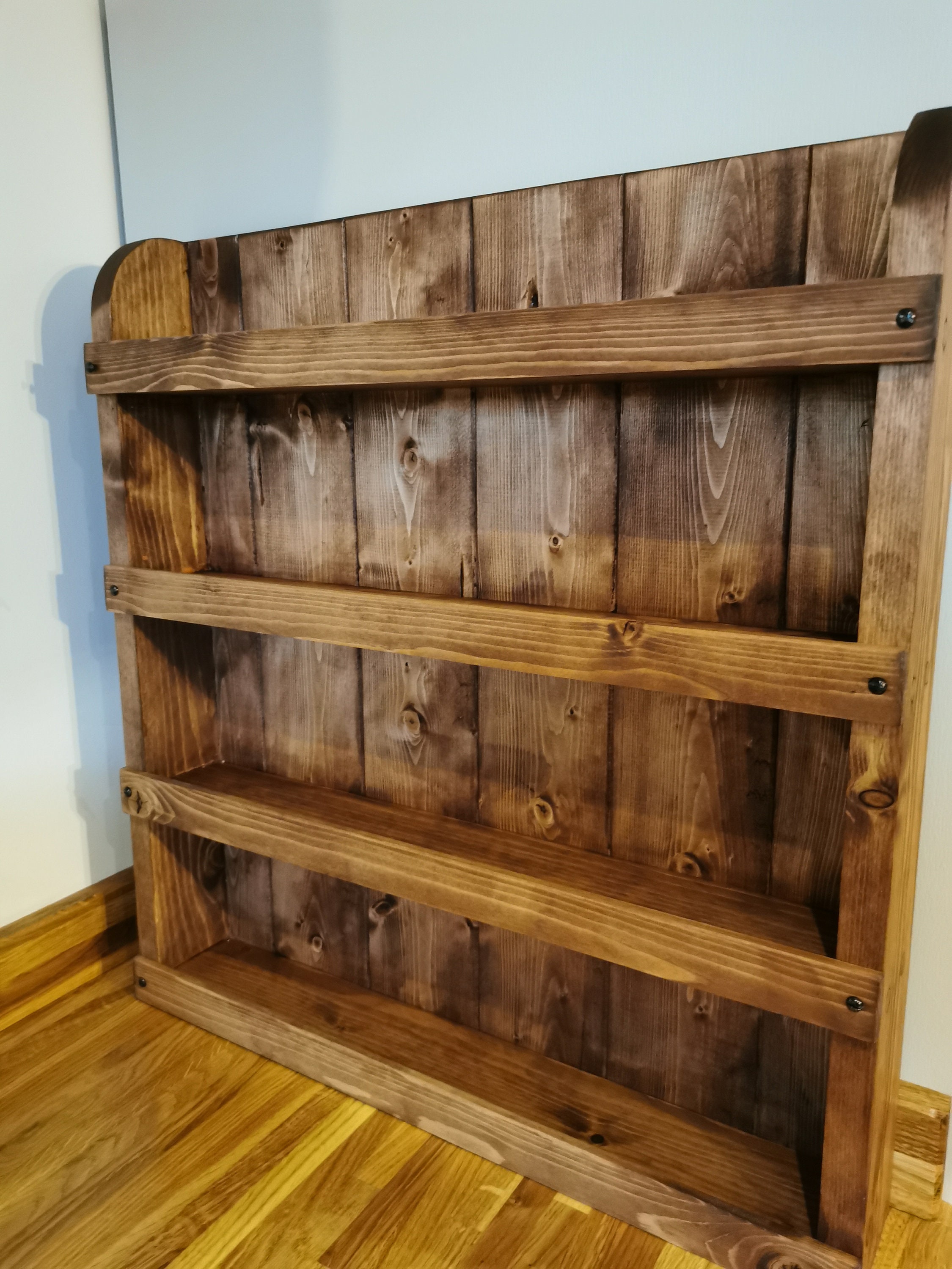 Handmade Wooden Rustic Spice/herb Rack/ Kitchen Storage/spice - Etsy