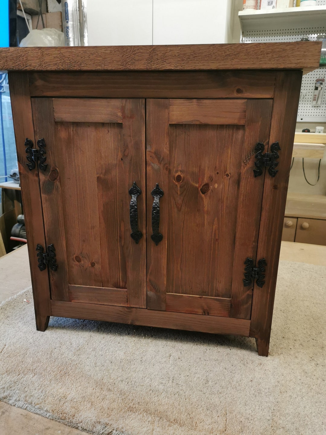 Handmade Rustic Bathroom Vanity Unit Bespoke Freestanding Cottage ...