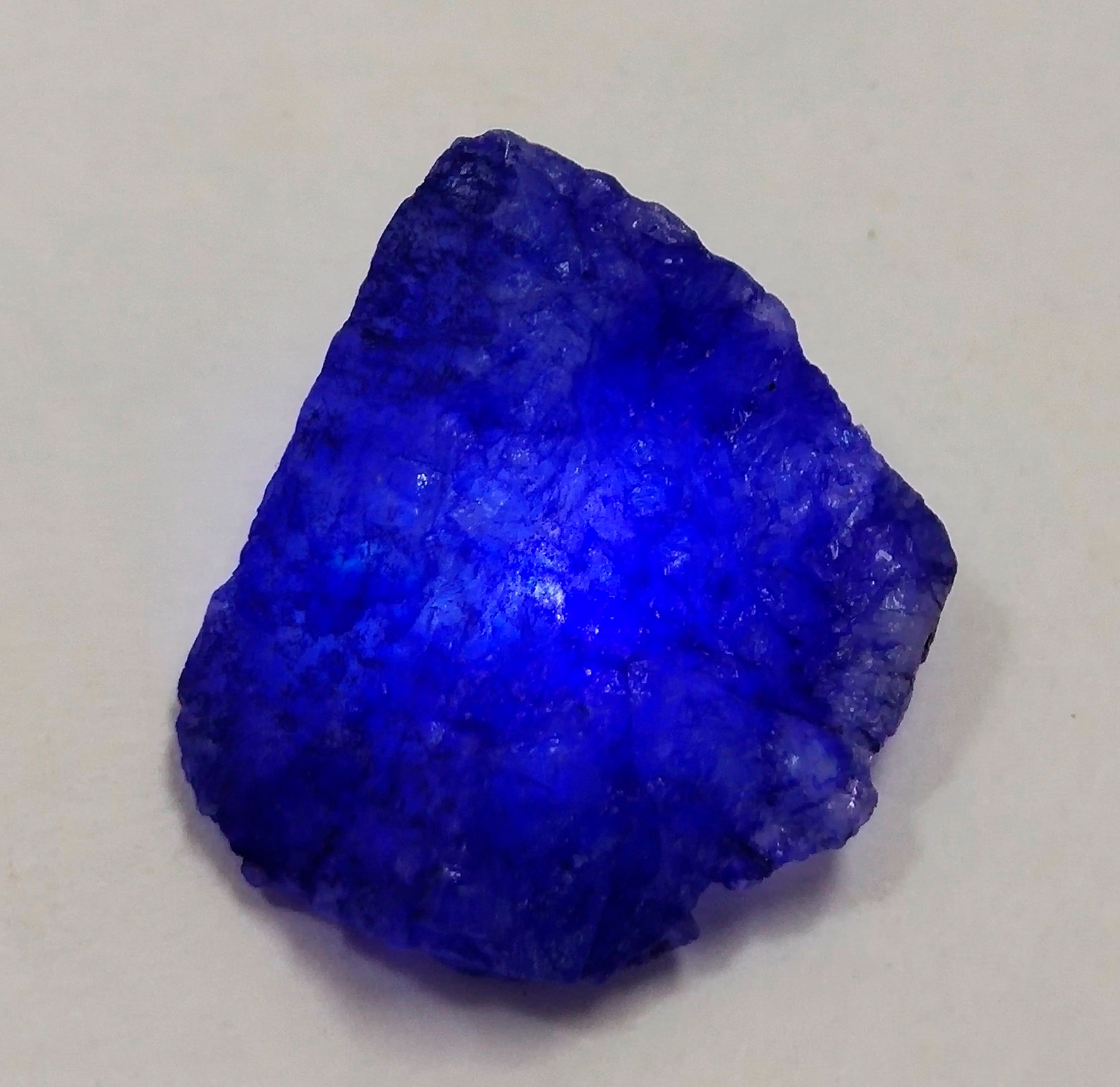 Natural Blue Beryl Maxixe Rough Loose Gemstone Genuine Blue - Etsy