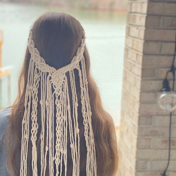 Macrame Wedding Veil - Etsy