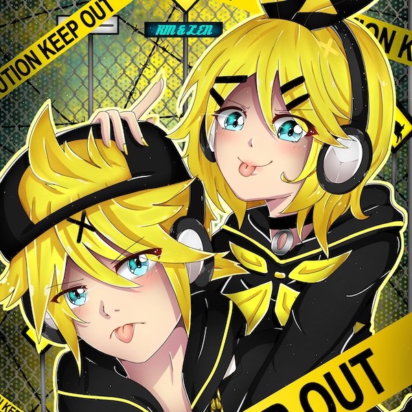 Kagamine Rin Poster - Etsy