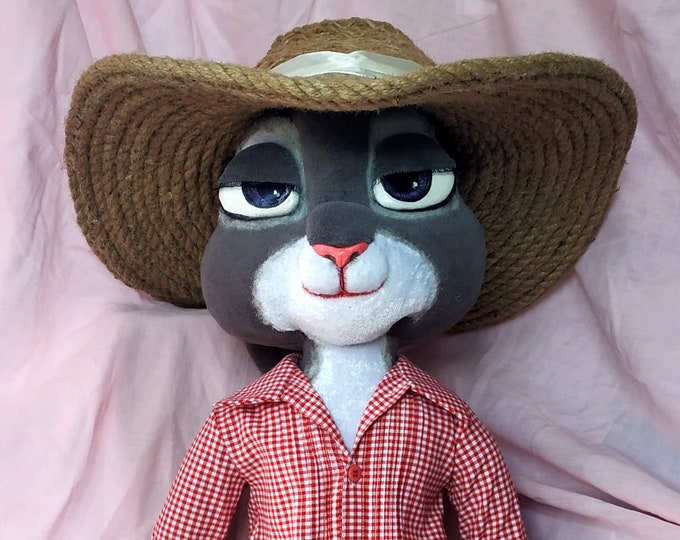 Judy Hopps. Farm Costume. Zootopia. Plush Doll. Handmade - Etsy