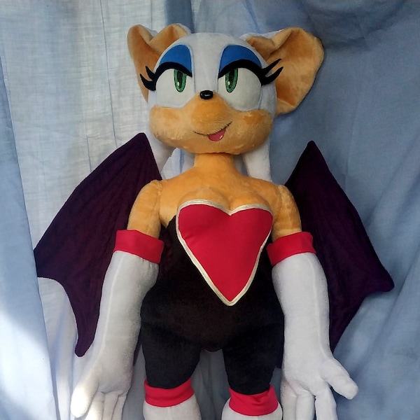 Rouge The Bat Plush Etsy