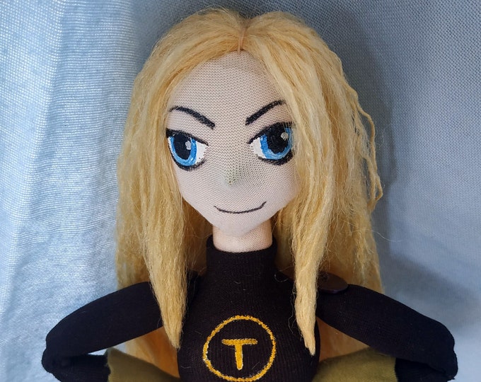 Terra. Teen Titans. Jointed Doll. Textile Doll. Handmade - Etsy