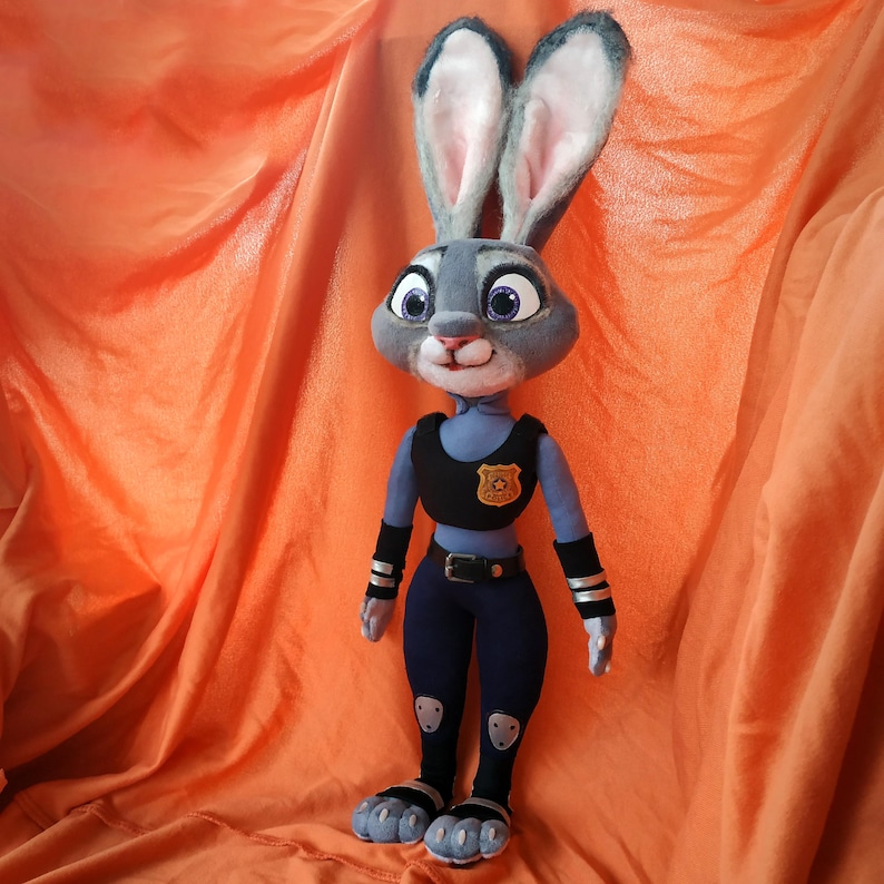 Judy Hopps From Zootopia. Textile Doll. Handmade - Etsy Canada