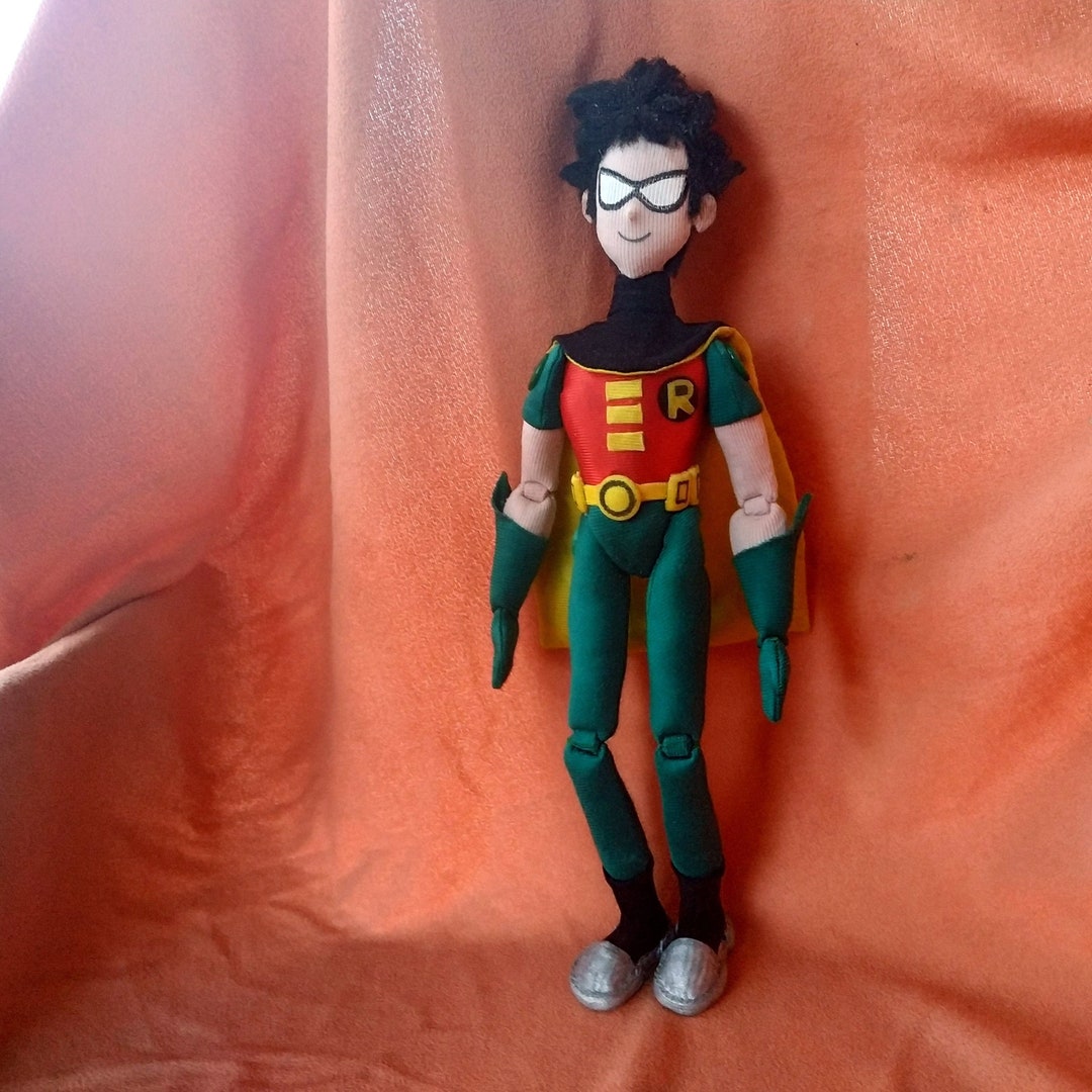 Robin. Teen Titans. Jointed Doll. Textile Doll. Handmade - Etsy