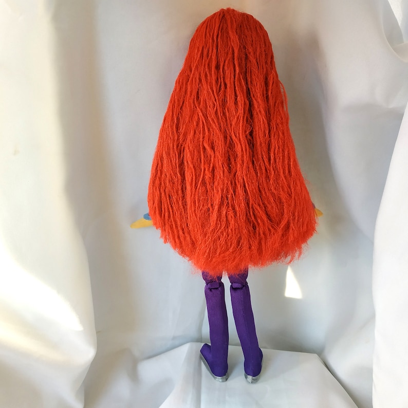 Starfire. Teen Titans. Jointed Doll. Textile Doll. Handmade - Etsy