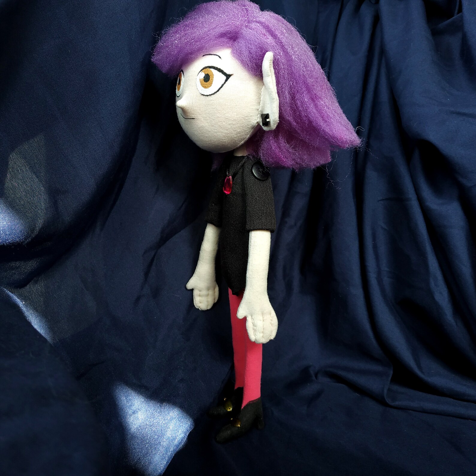 Amity Blight Alt Amity From The Owl House Textile Doll Handmade Etsy