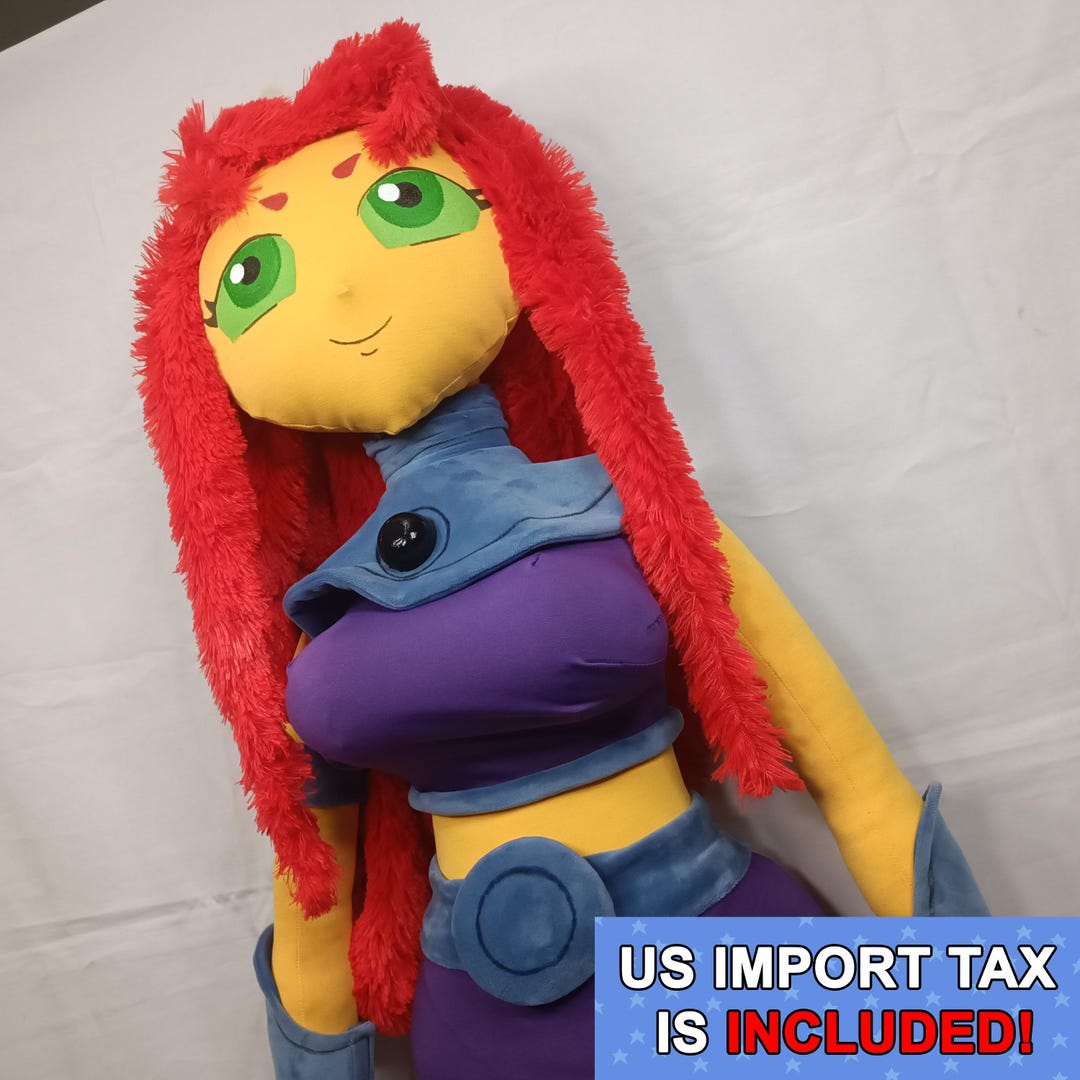 Starfire. Teen Titans. Plush. Plush Doll. Handmade - Etsy