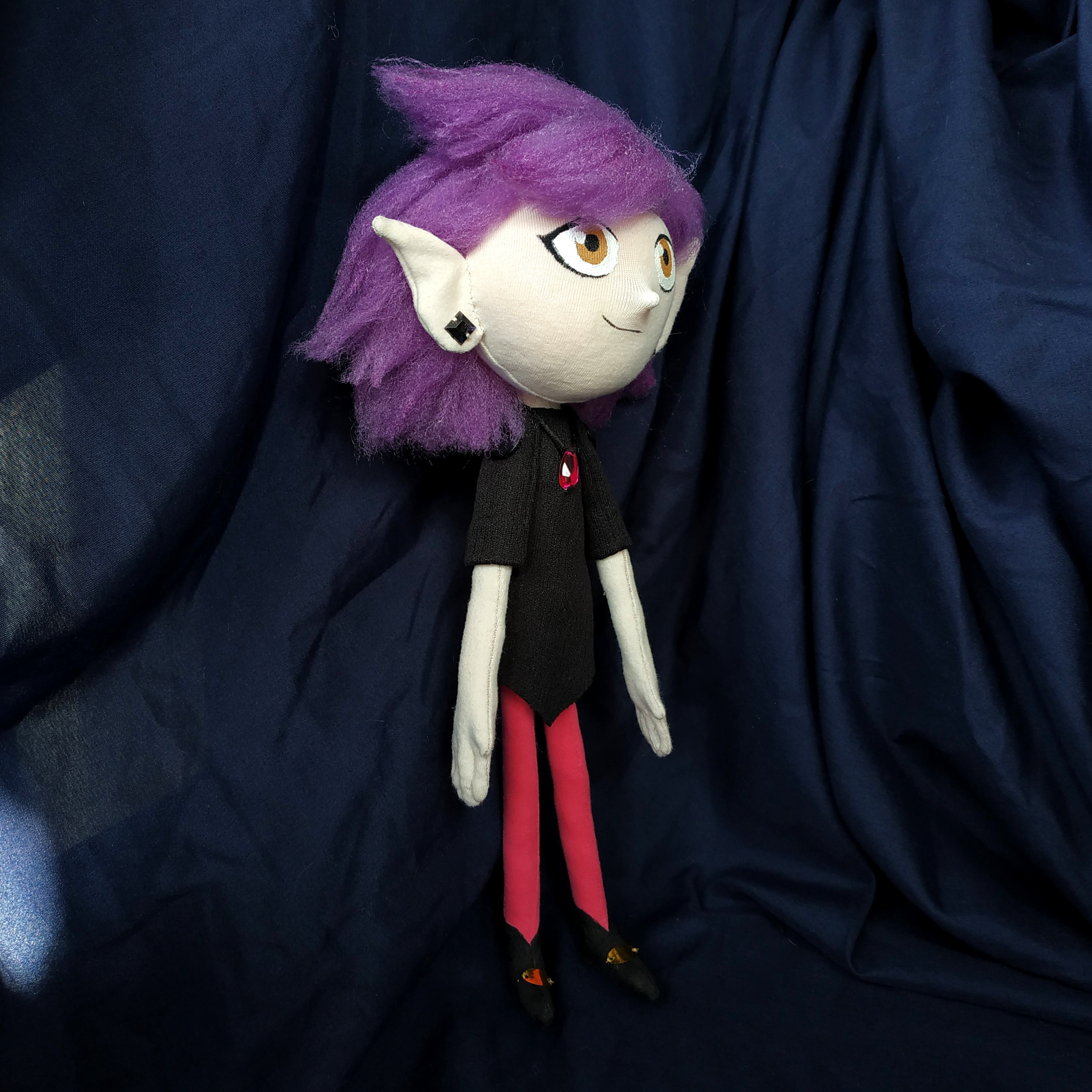 Amity Blight Alt Amity From the Owl House. Textile Doll. - Etsy UK