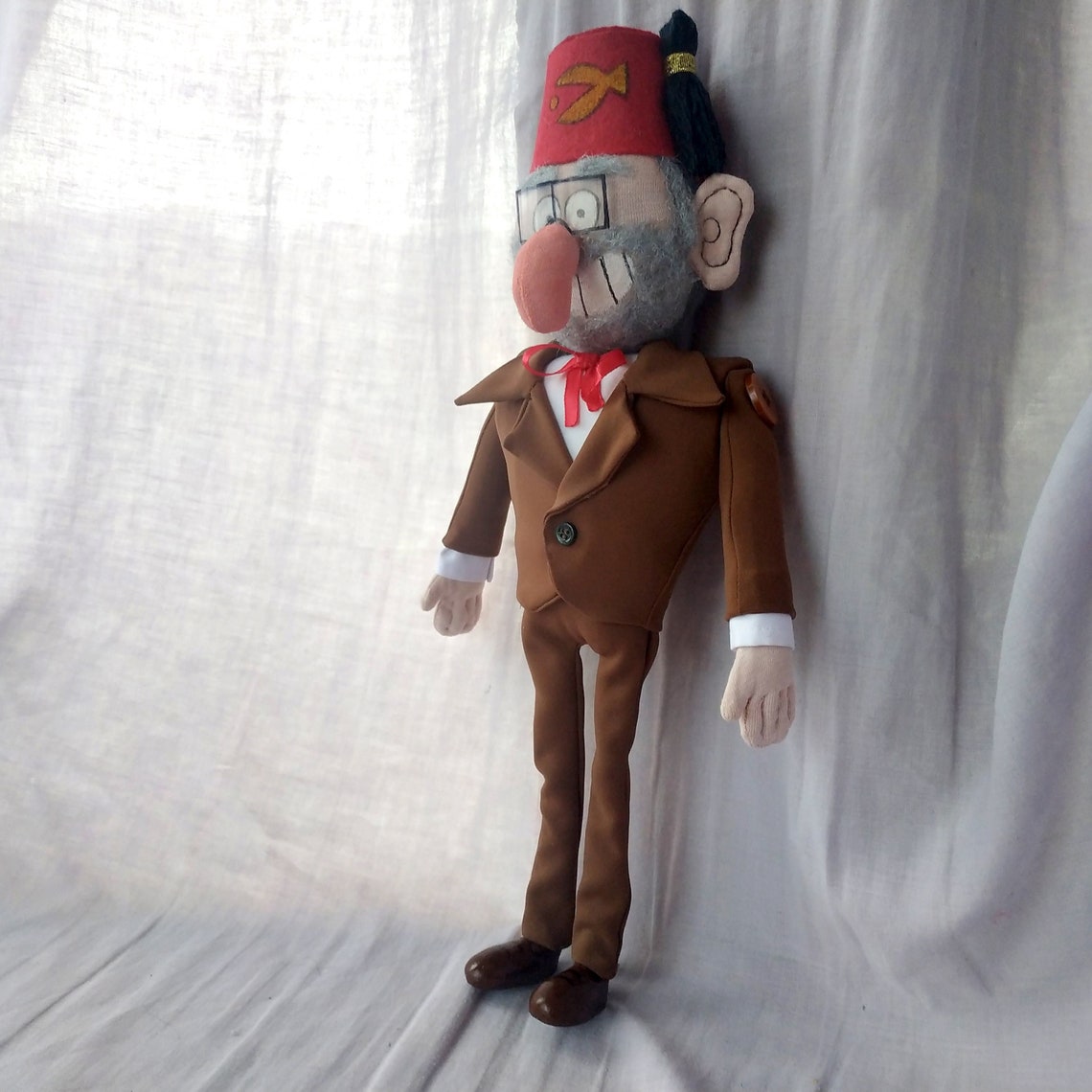 Grunkle Stan. Stanley Pines From Gravity Falls. Textile Doll. Handmade ...