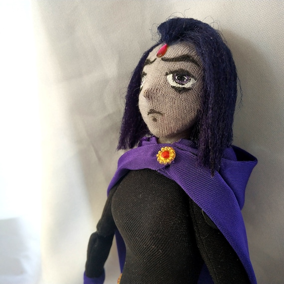 Raven. Teen Titans. Jointed Doll. Textile Doll. Handmade | Etsy