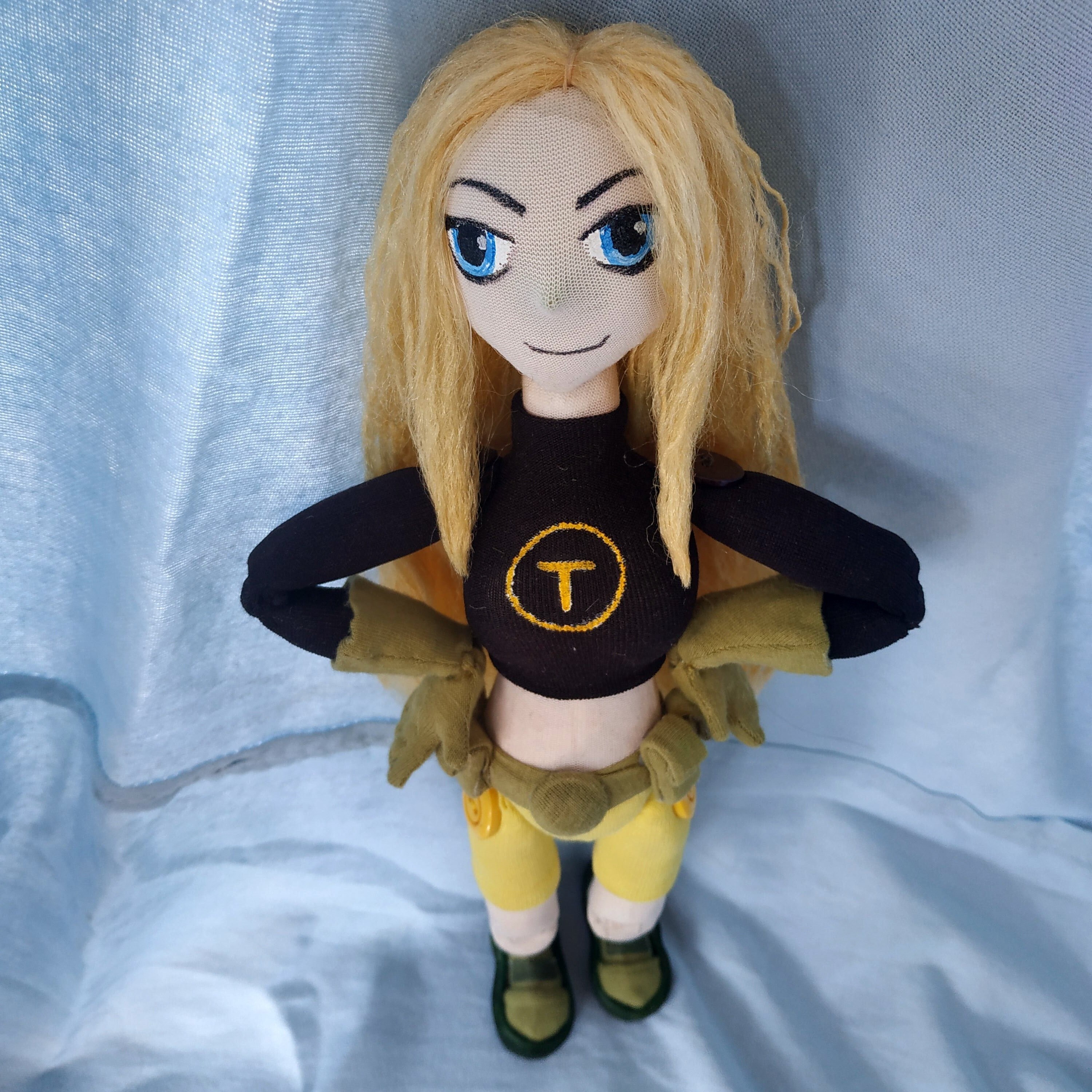 Terra. Teen Titans. Jointed Doll. Textile Doll. Handmade - Etsy