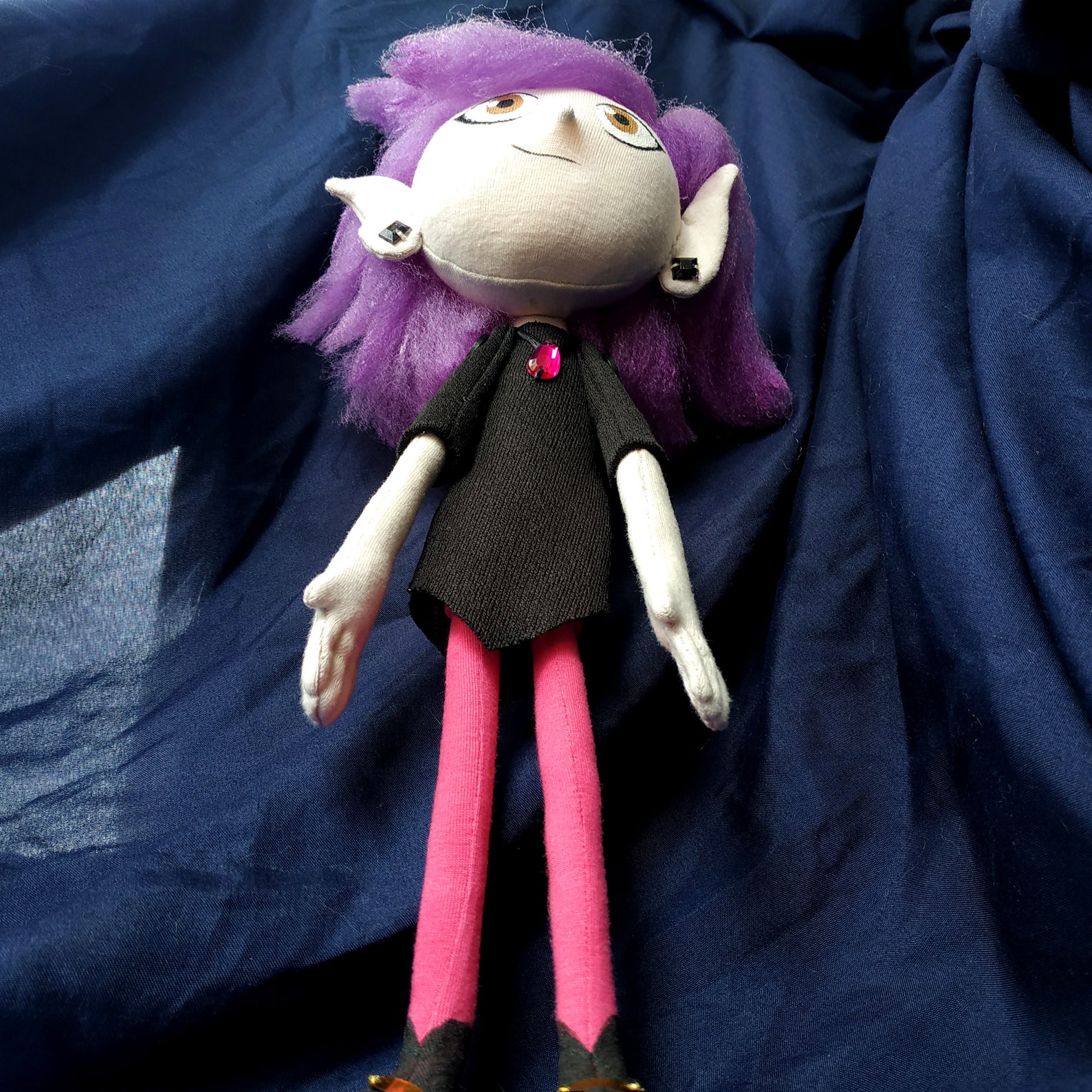 Amity Blight Alt Amity From The Owl House Textile Doll Handmade Etsy