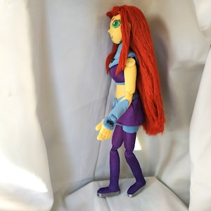 Starfire. Teen Titans. Jointed Doll. Textile Doll. Handmade - Etsy