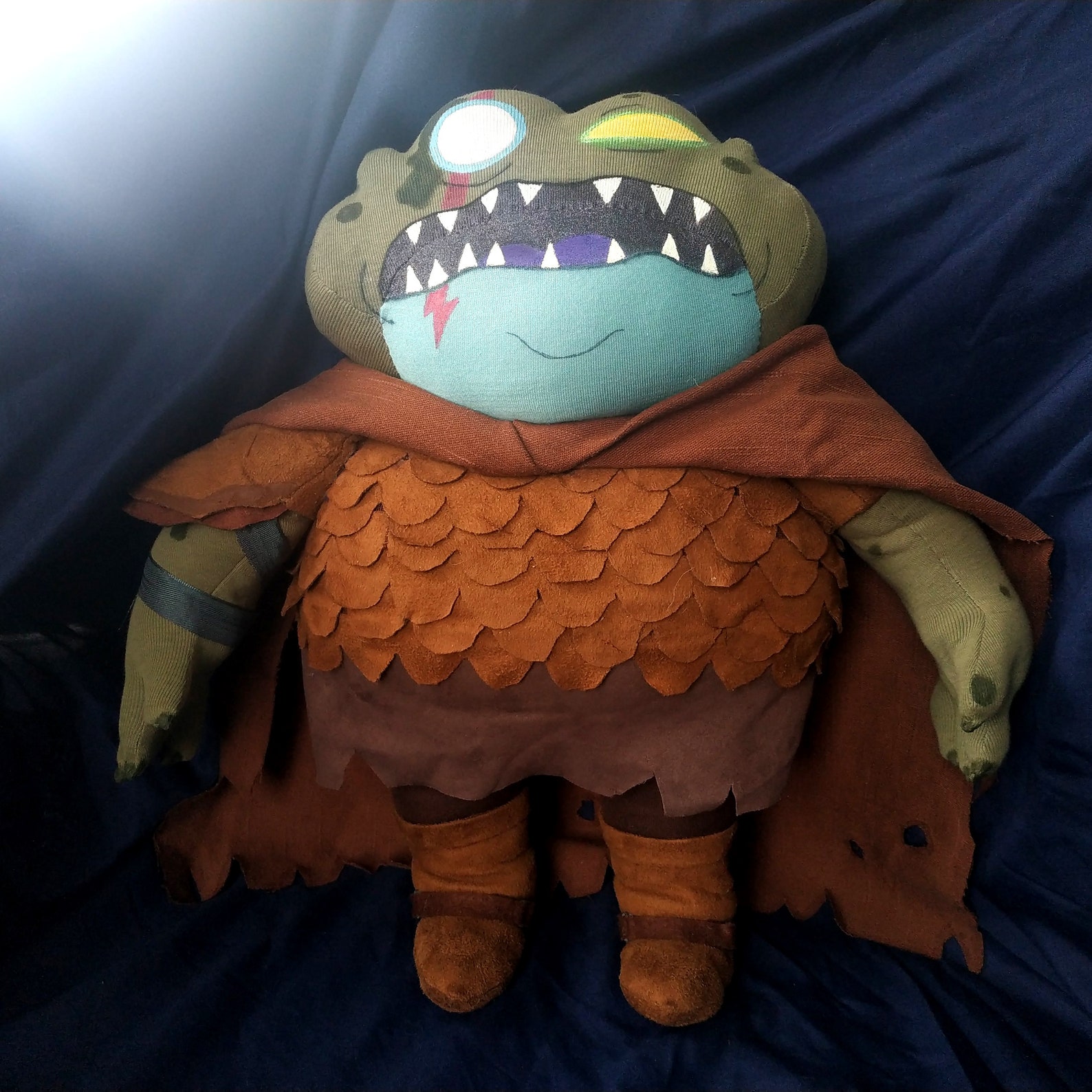 Captain Grime. Amphibia. Textile Doll. Handmade - Etsy