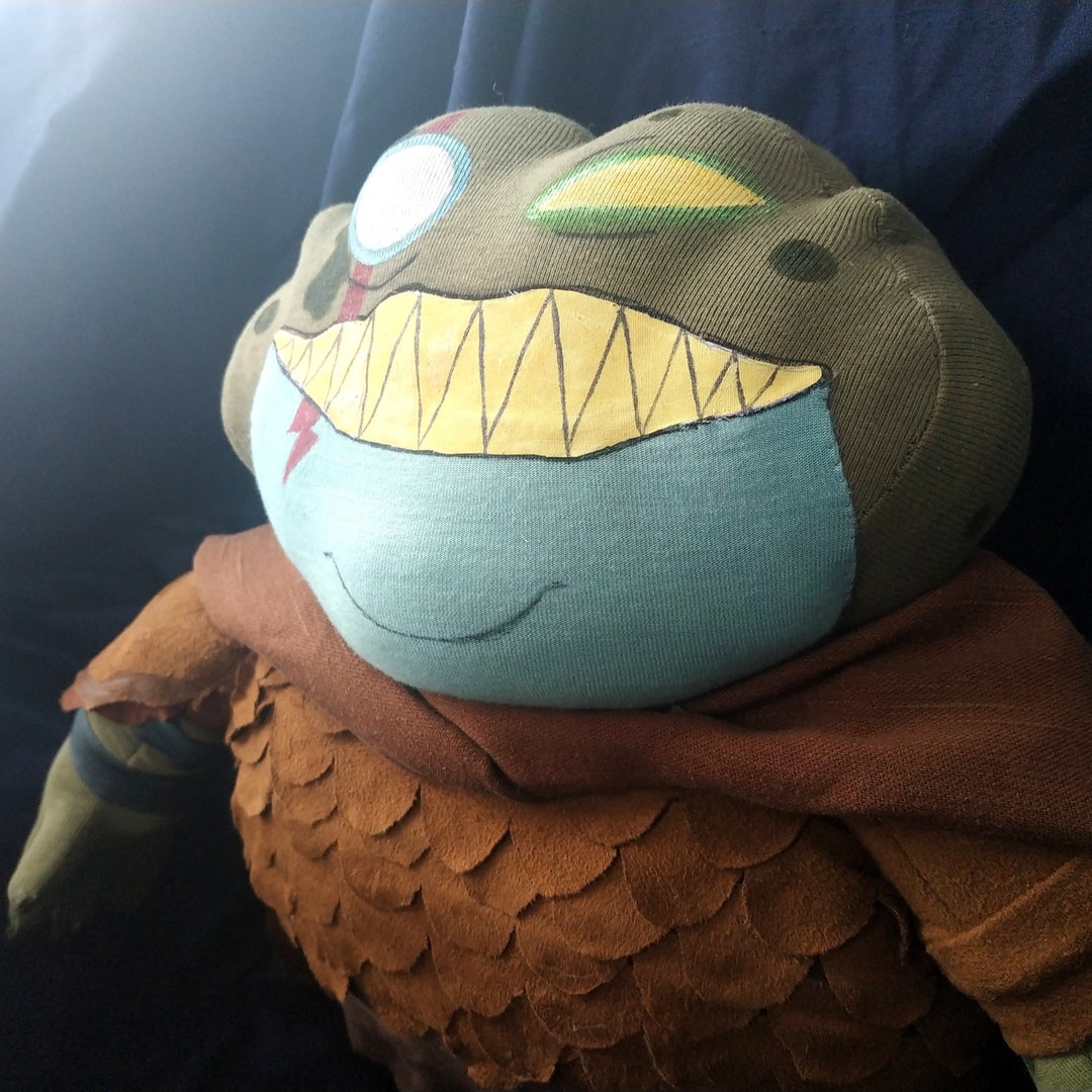 Grinning Captain Grime. Amphibia. Textile Doll. Handmade - Etsy