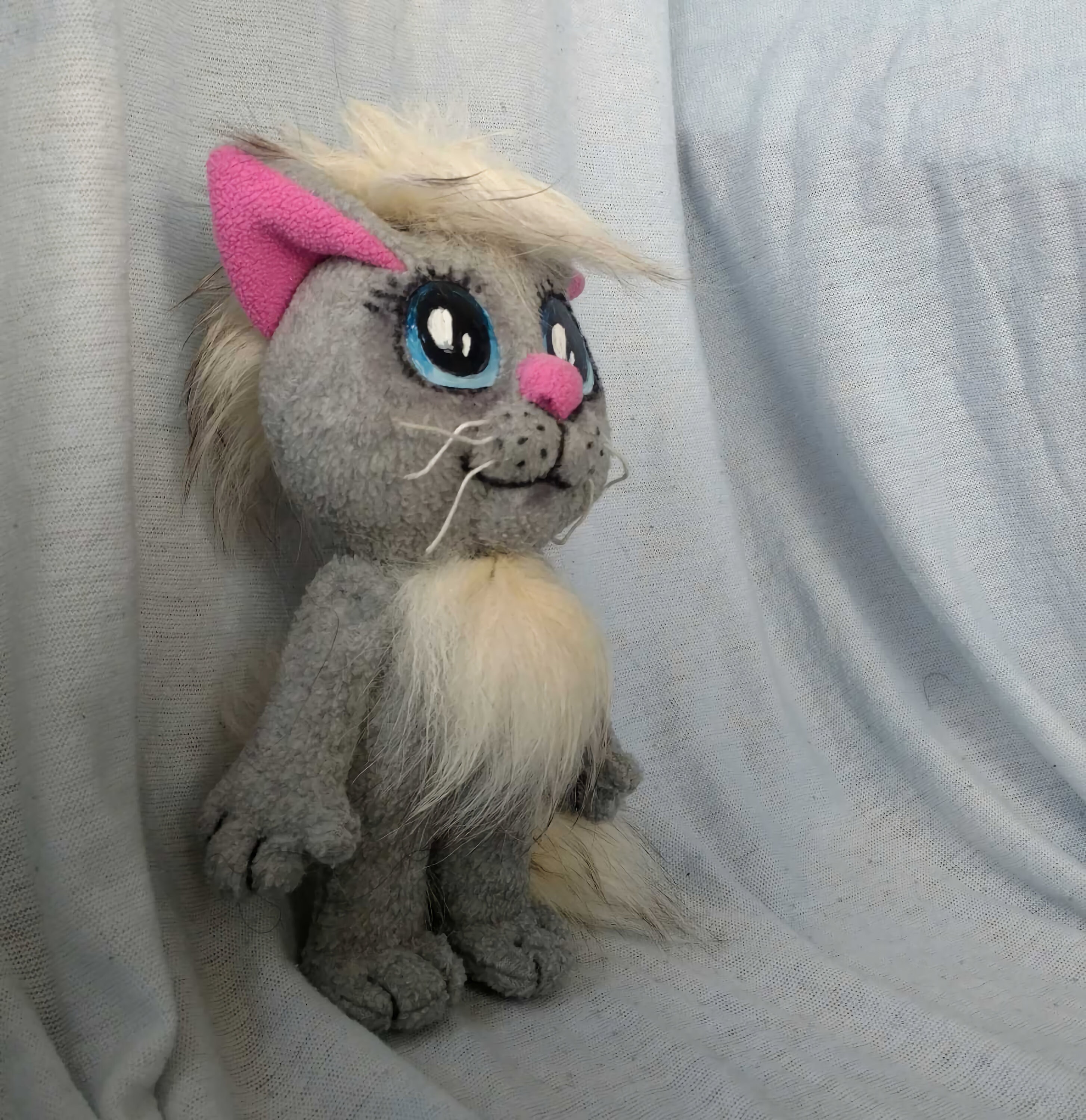 Couple of cats. cats. textile doll. handmade - Etsy España