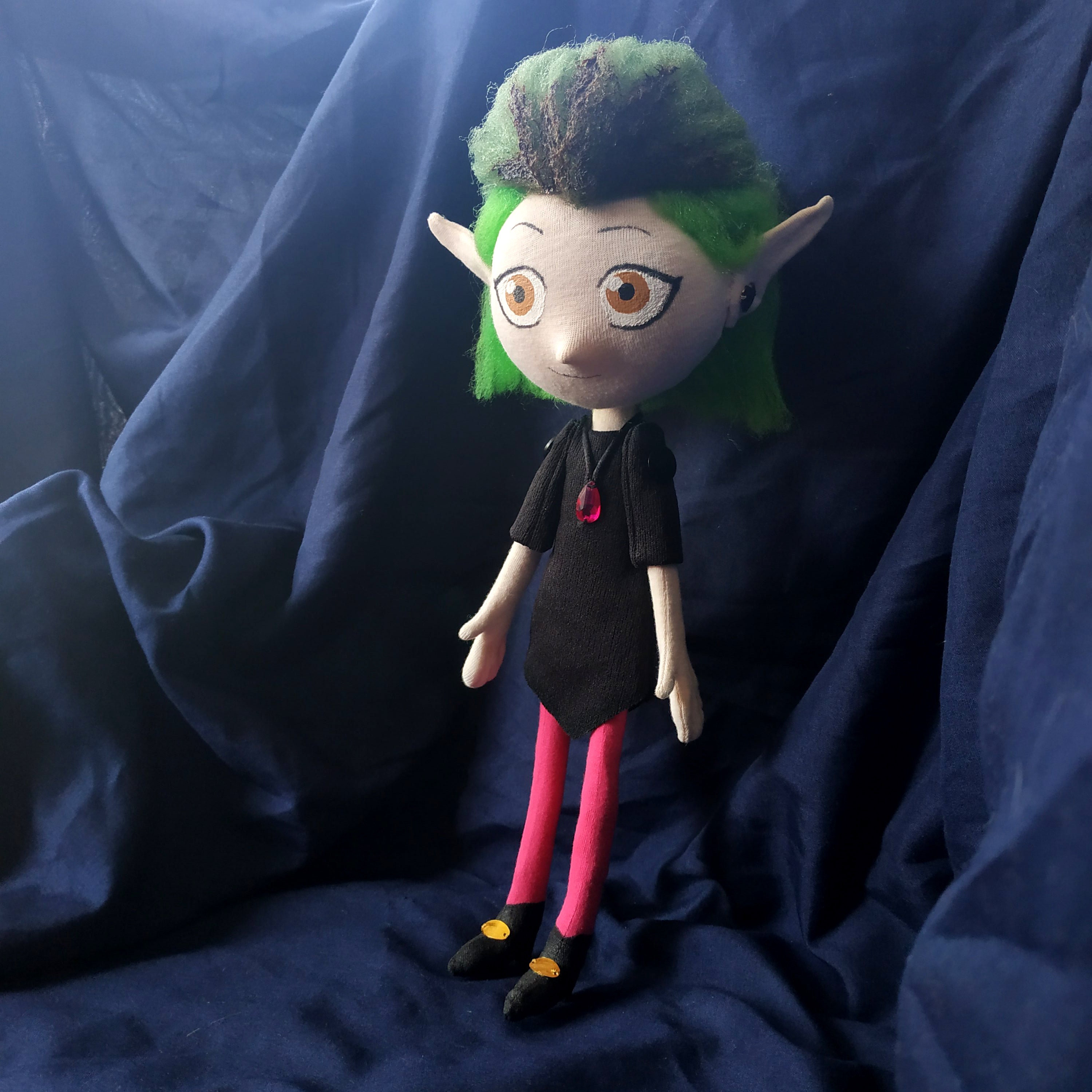 Amity Blight Amity From the Owl House. Textile Doll. Handmade - Etsy ...