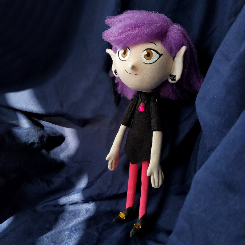 Amity Blight Alt Amity From the Owl House. Textile Doll. - Etsy