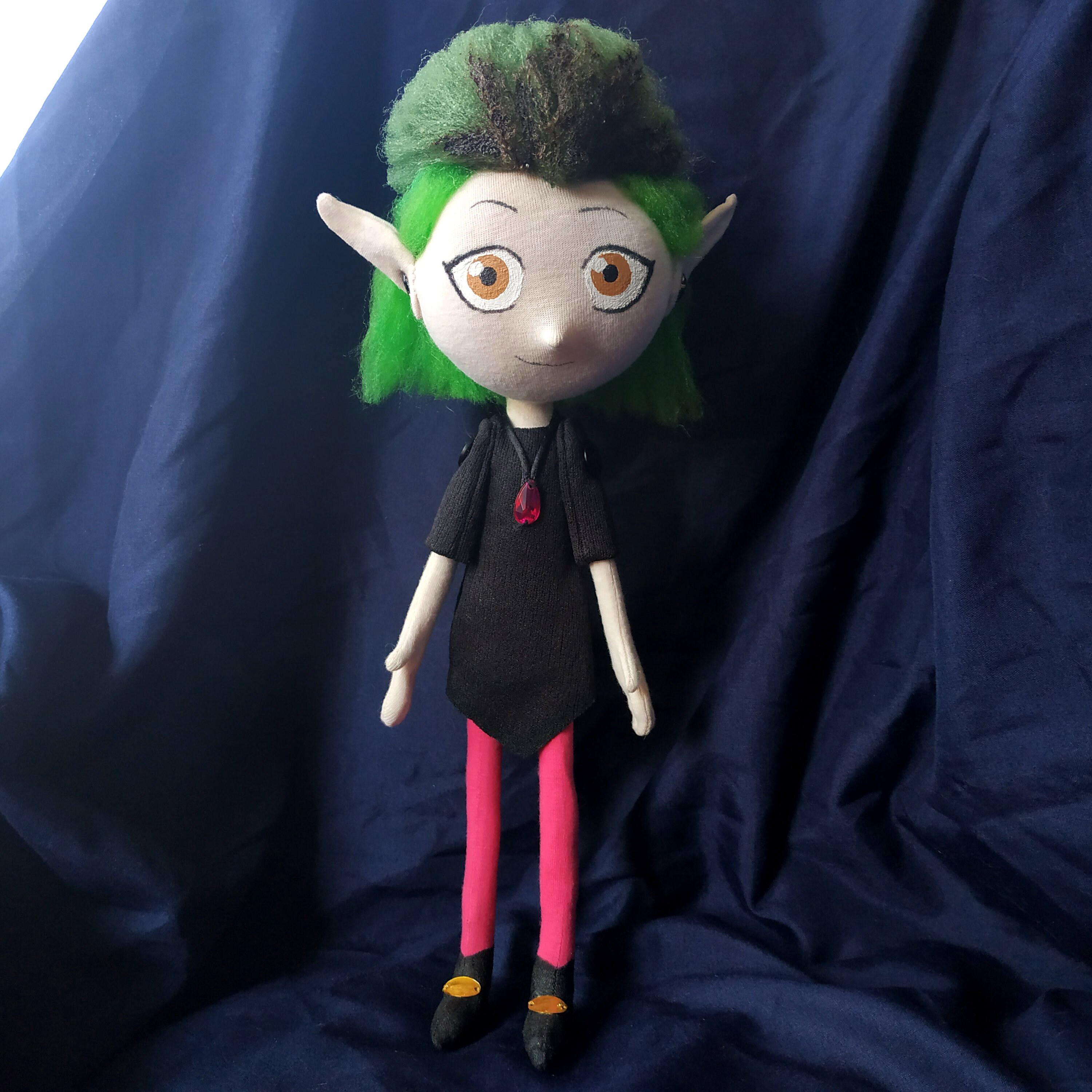 Amity Blight Amity From the Owl House. Textile Doll. Handmade - Etsy ...