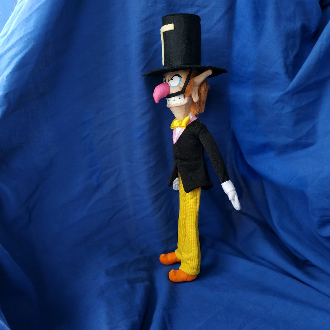 Waluigi. Yellow. Super Mario. Mario. Mario Party. Super Smash - Etsy