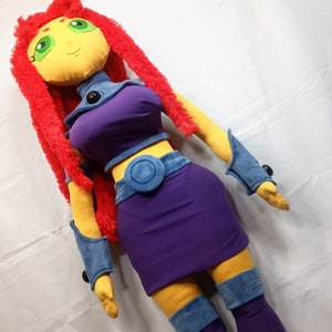 Starfire. Teen Titans. Plush. Plush Doll. Handmade - Etsy