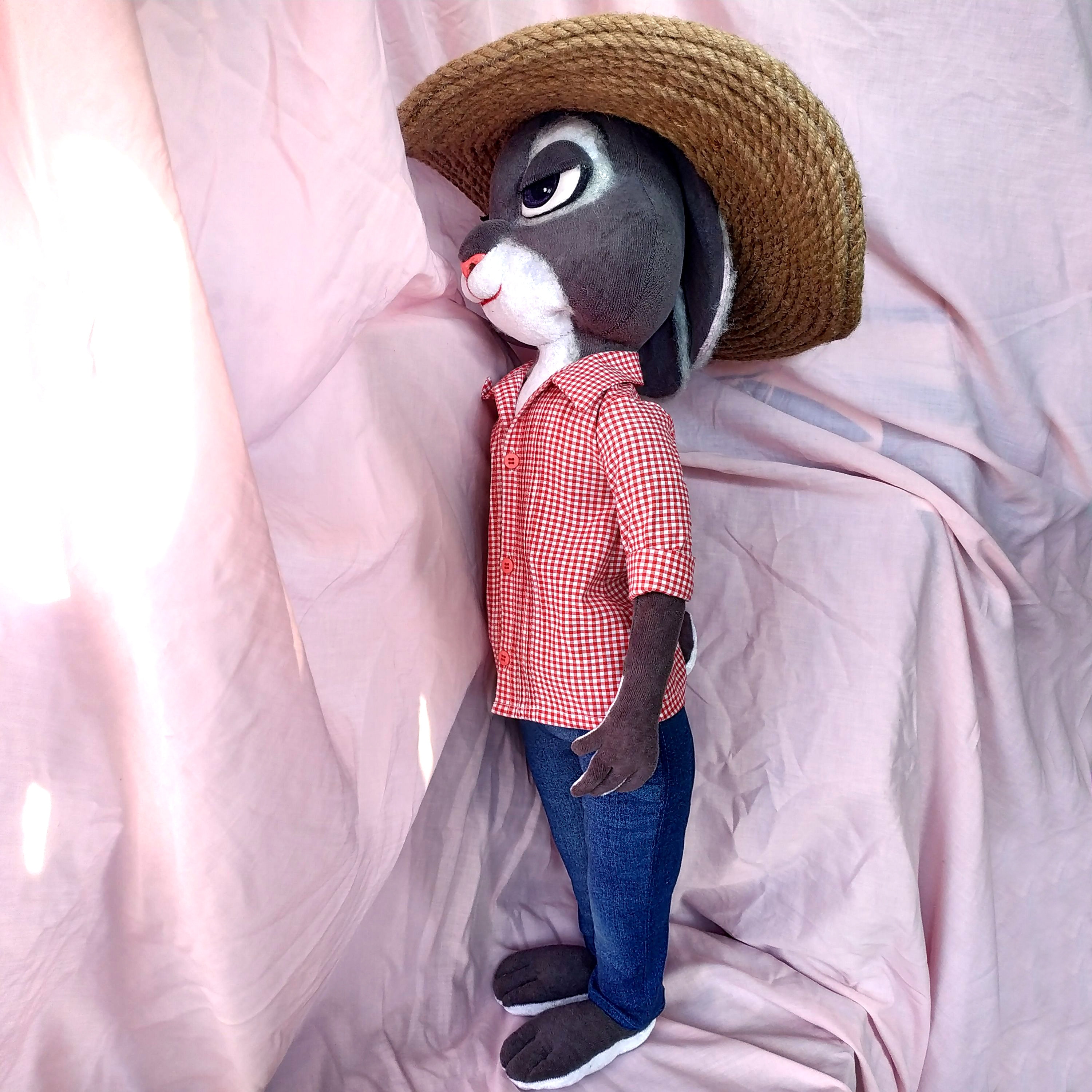 Judy Hopps. Farm Costume. Zootopia. Plush Doll. Handmade - Etsy