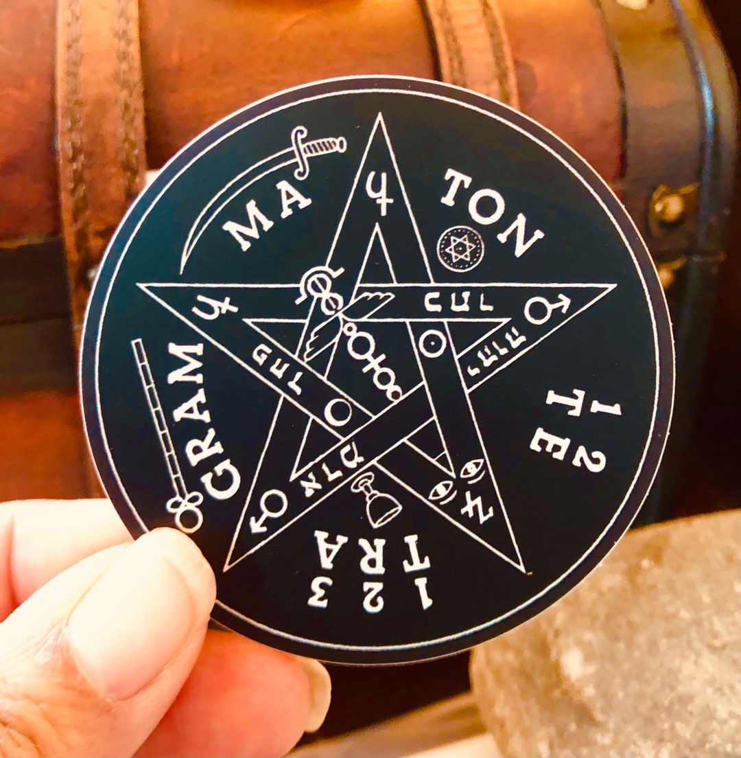 Tetragrammaton Sigil Solomon Seal Vinyl Stickers 3 X 3 in Thick Durable ...