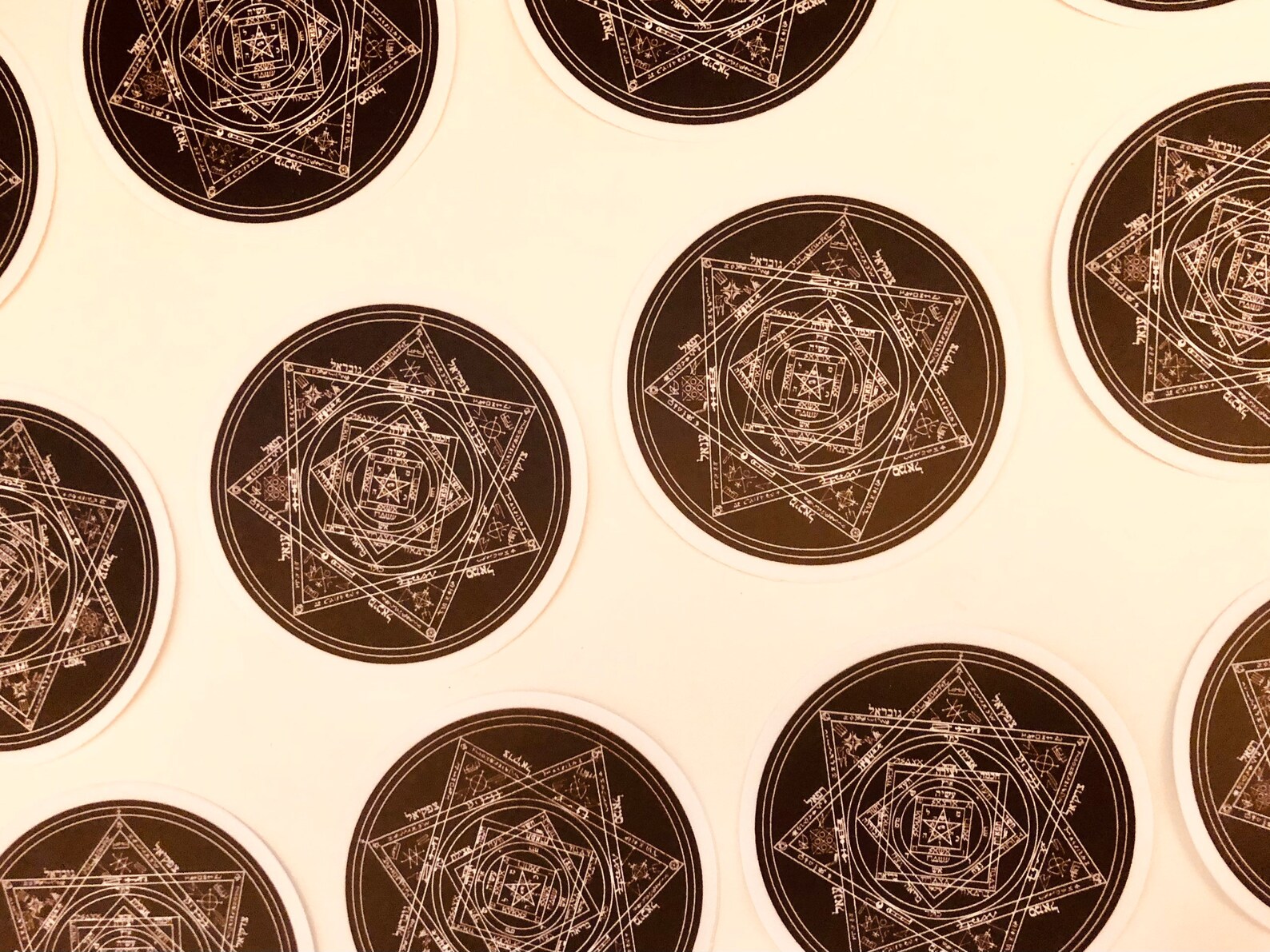 Buy Occult Emeth Sigil Enochian Sacred Geometry John Dee Seal Vinyl ...