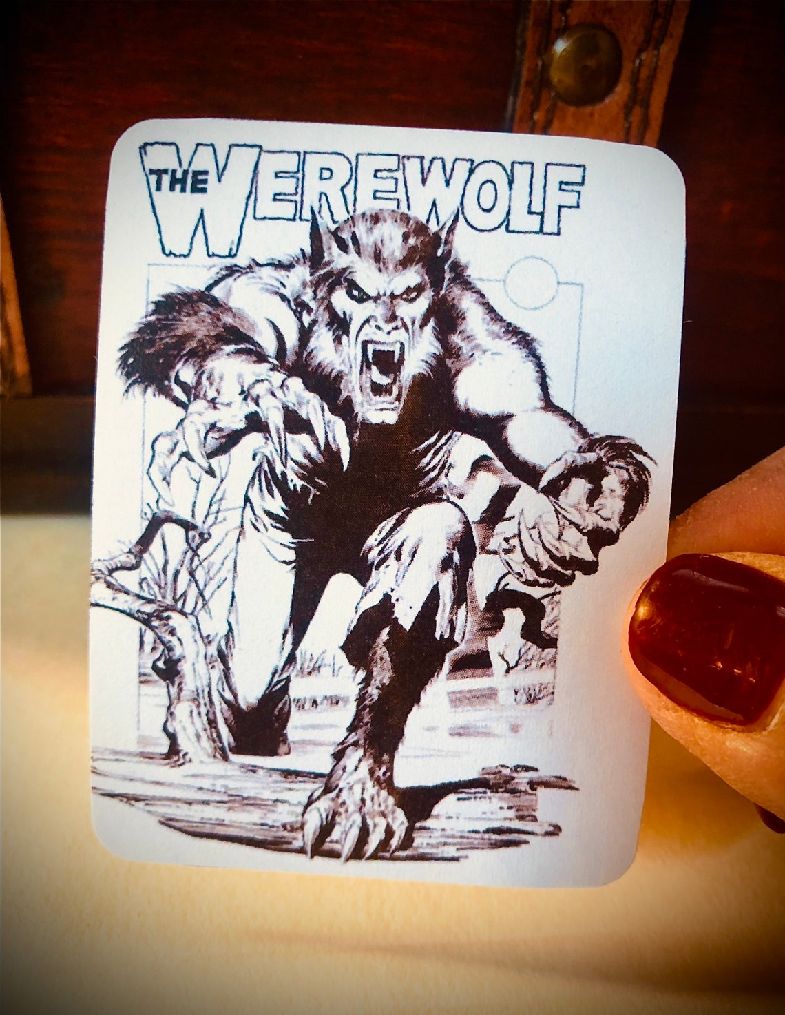 Vintage Comic Book the Werewolf Stickers 2x2.5 In - Etsy
