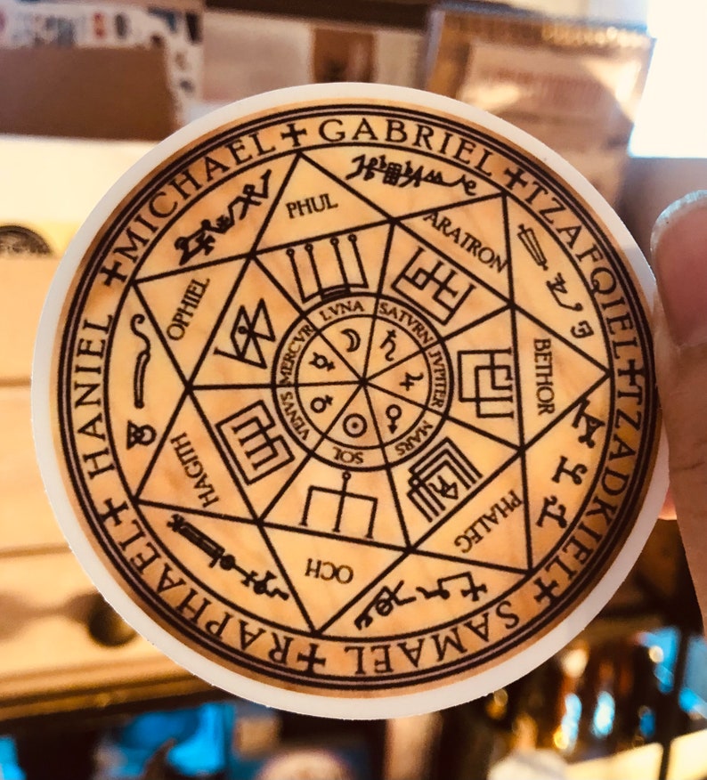 Enochian Seven Archangels Occult Witch Shaman Sorcerer Sigil Solomon ...