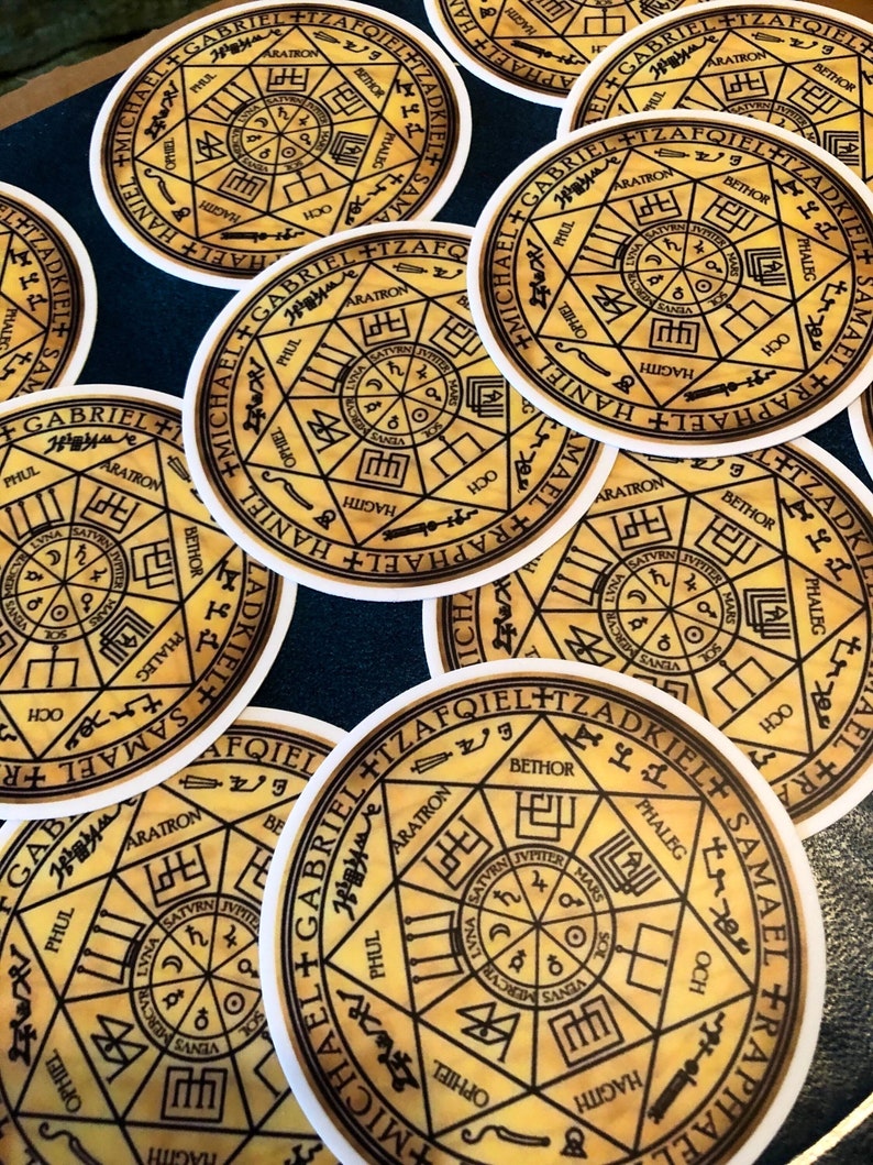 Enochian Seven Archangels Occult Witch Shaman Sorcerer Sigil Solomon ...