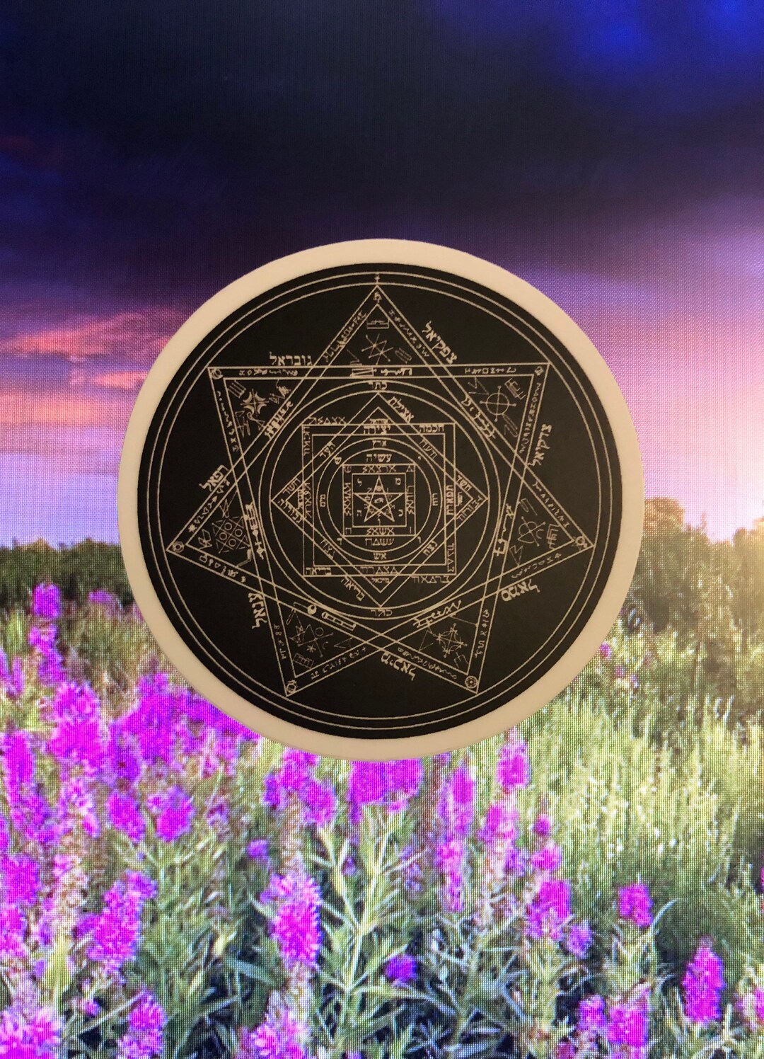 Occult Emeth Sigil Enochian Sacred Geometry John Dee Seal Vinyl ...