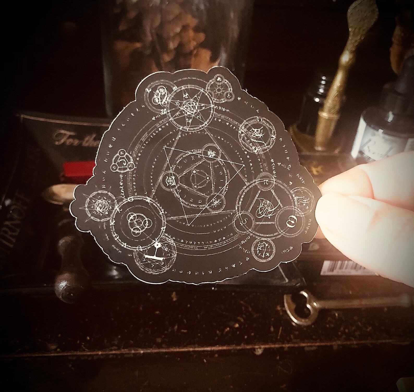 Assorted Occult Sigils Seals Holographic Matte Vinyl Stickers | Etsy