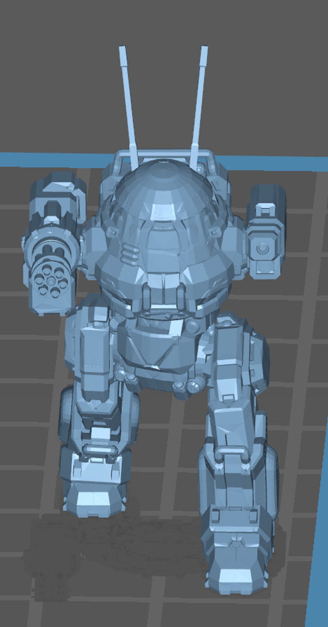 Urban Mech / Urbie / Urbanmech RAC Mech W Hex Base - Etsy