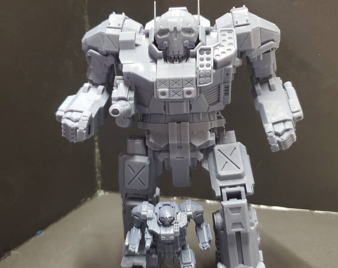 1/96 Scale Oversized Assault Mech Museum Scale Mechs | Compatible With ...