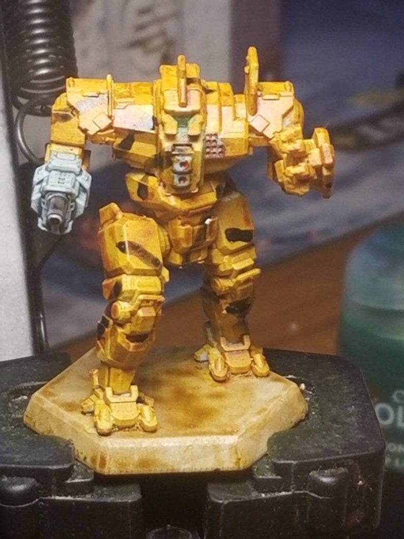 Battletech / Mechwarrior Centurion CN9-A CN9-YLW w Hex Base | Etsy