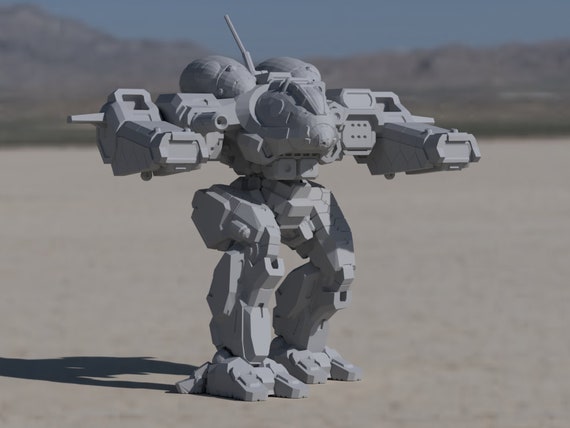 Mech Champion W Hex Base | Etsy