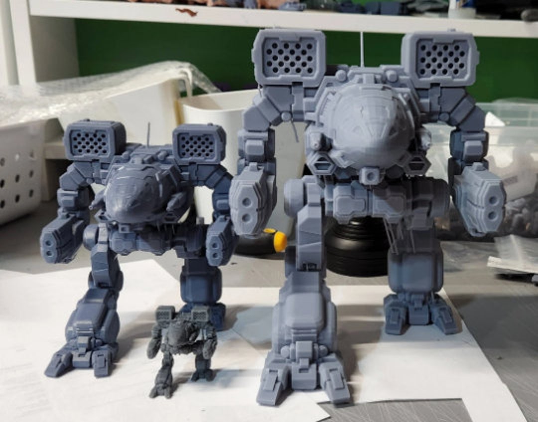 1/96 Scale Oversized MEDIUM Mecha Compatible With Bt/american Mecha and ...