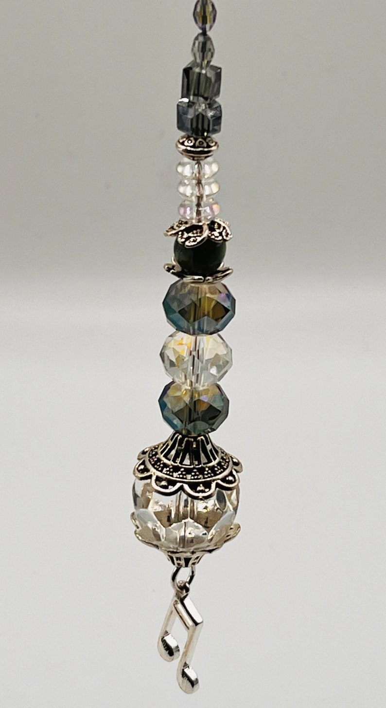 Musical Note Charm Crystal Swivel Suncatcher - Etsy