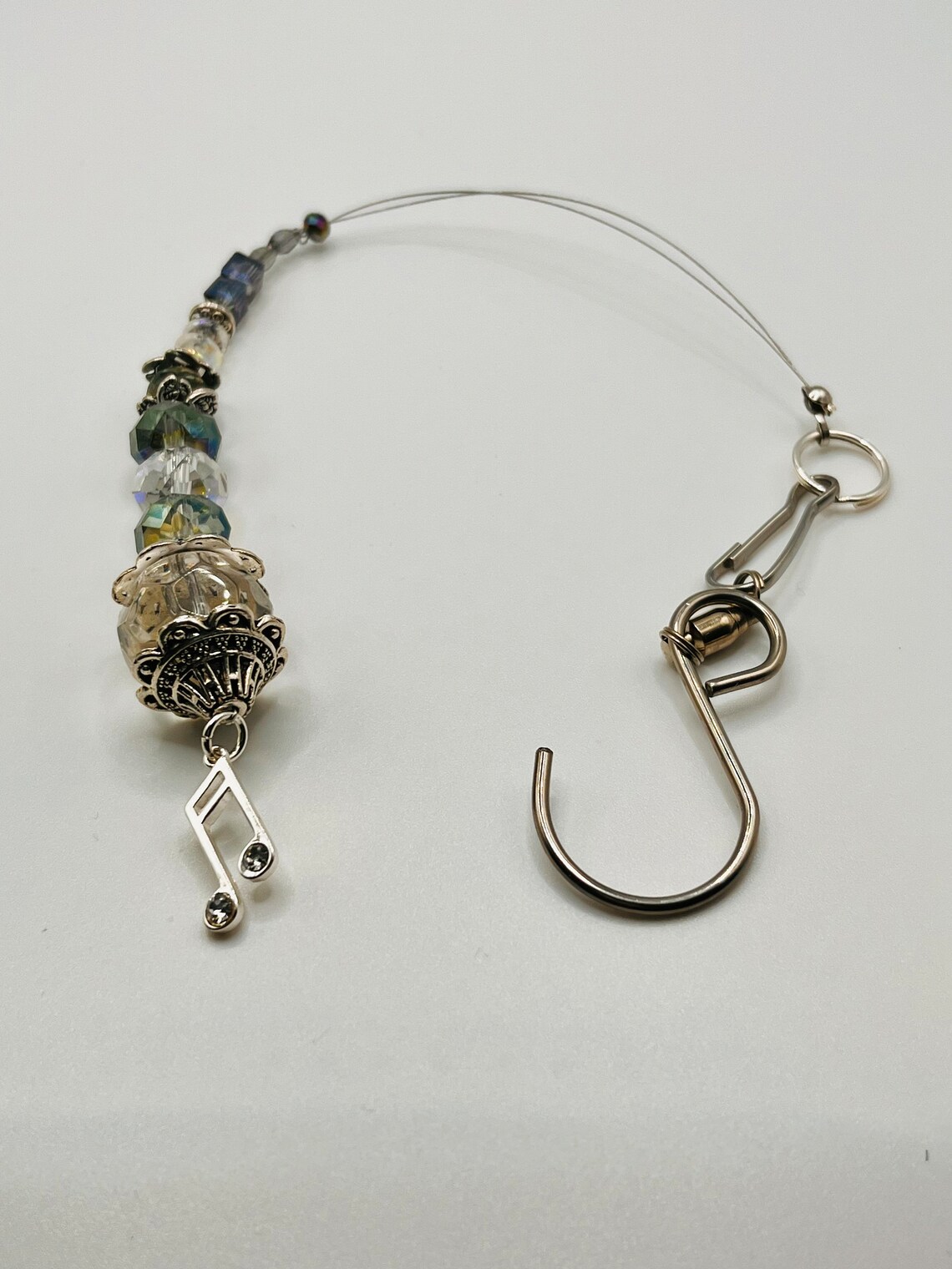 Musical Note Charm Crystal Swivel Suncatcher - Etsy