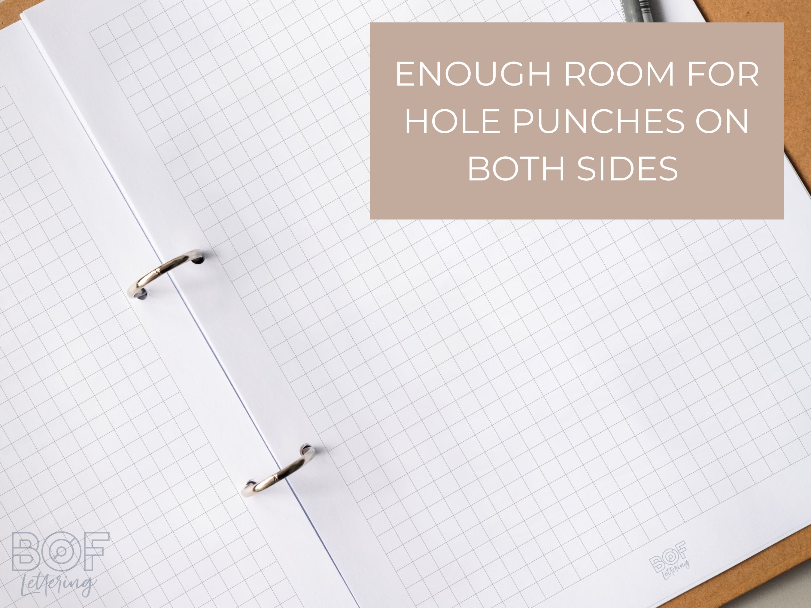 Lined Dot Grid Graph Paper / Printable PDF / A4 / A5 / Letter / Half ...