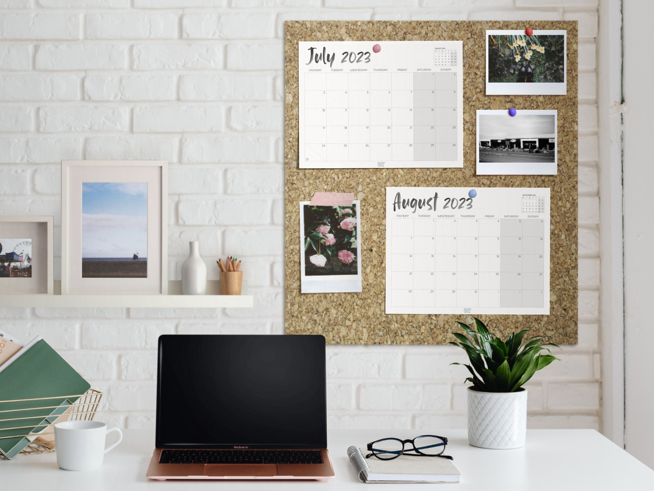 2022 - 2023 Calendar / Monthly Planner / Printable Calendar / Letter ...