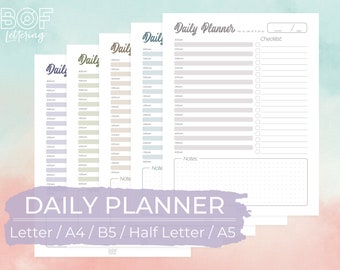 Weekly Planner / Color Variations / Printable Planner / Starting Sunday ...