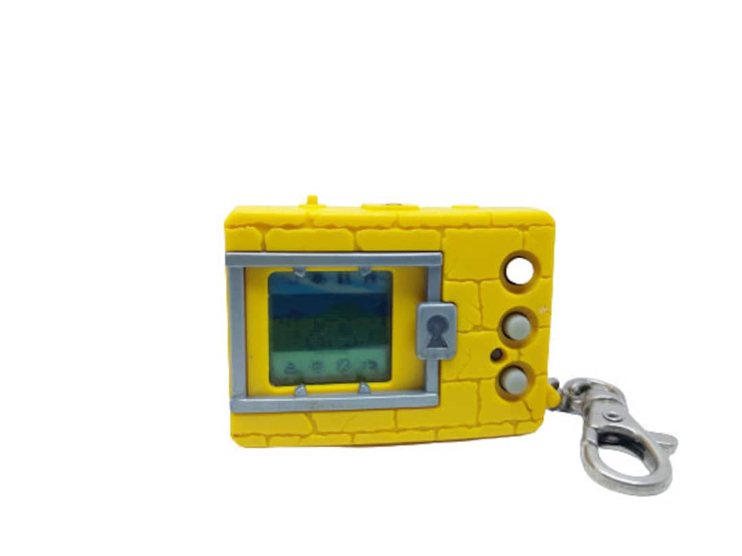 Vintage 1997 Digital Monsters Digimon Tamagotchi Color Yellow Vpet ...